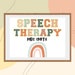 Boho Themed Speech Therapy Office Decor and Visual Aid Posters - Etsy