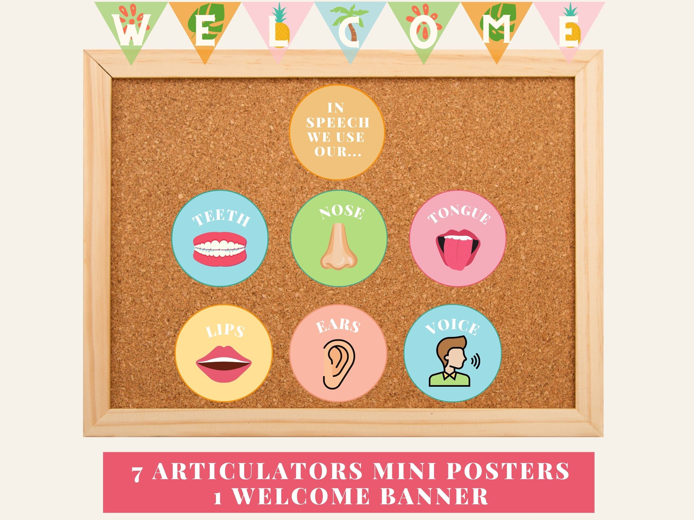 Tropical Themed Speech Language Therapy Classroom Decor and Posters - Etsy