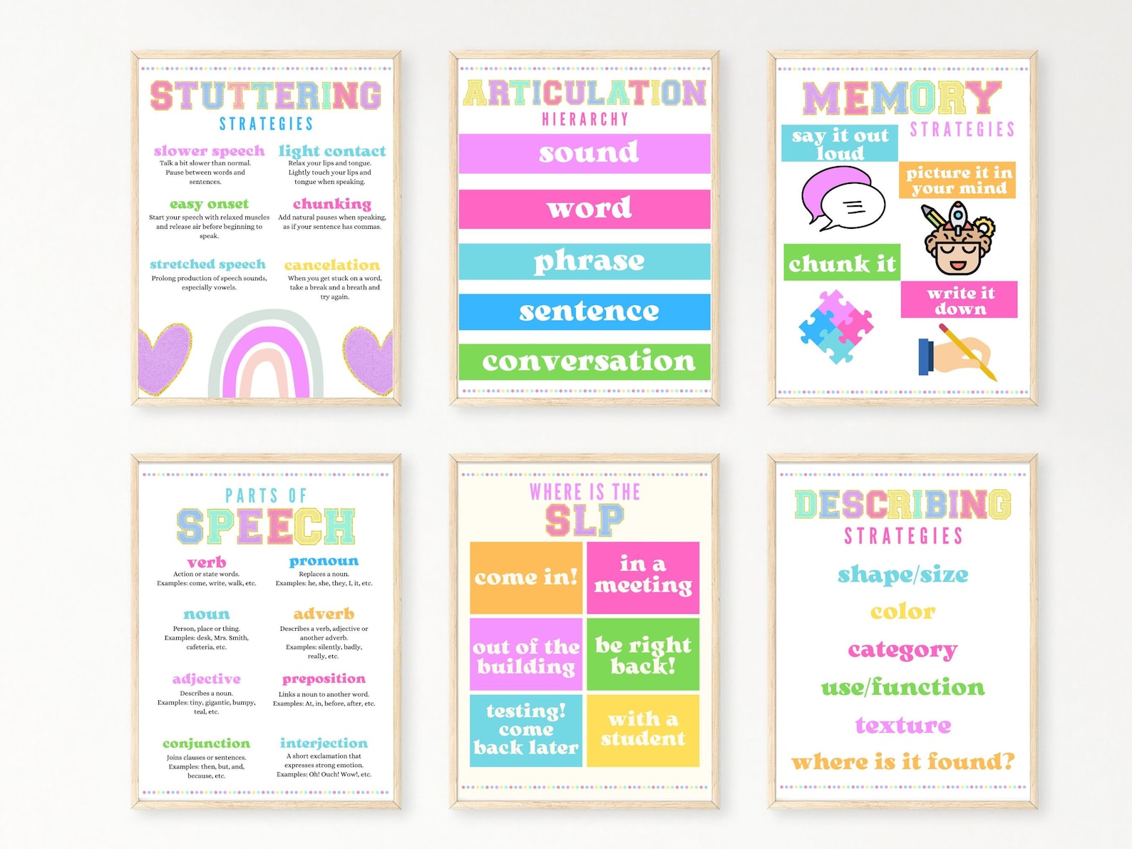 Bright Varsity Chenille Letter Speech Language - Etsy