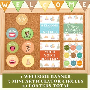 Camping Themed Speech Language Therapy Office/classroom Decor - Etsy