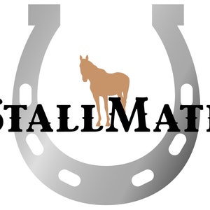 Stallmate® is a Hanging "over the Stall " Personalized Horse Sign With ...