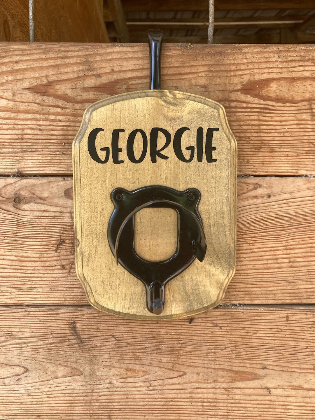 Stallmate® is a Hanging "over the Stall " Personalized Horse Sign With ...