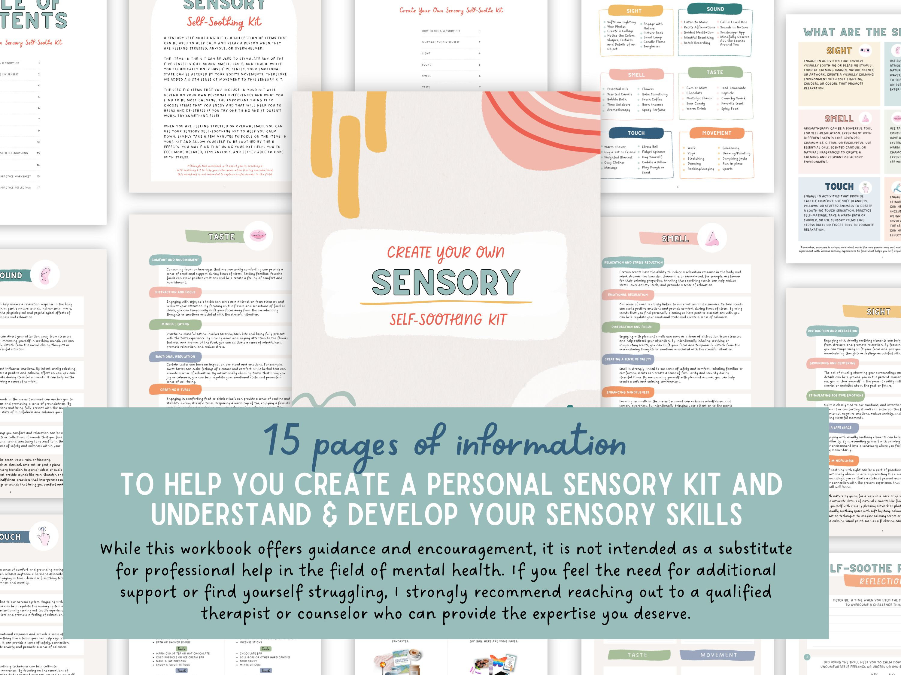 DIY Sensory Self-soothing Kit Emotional Regulation Calming - Etsy Canada