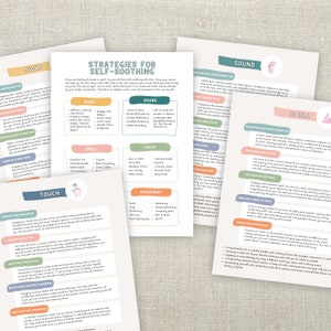 DIY Sensory Self-soothing Kit Emotional Regulation Calming Activities ...