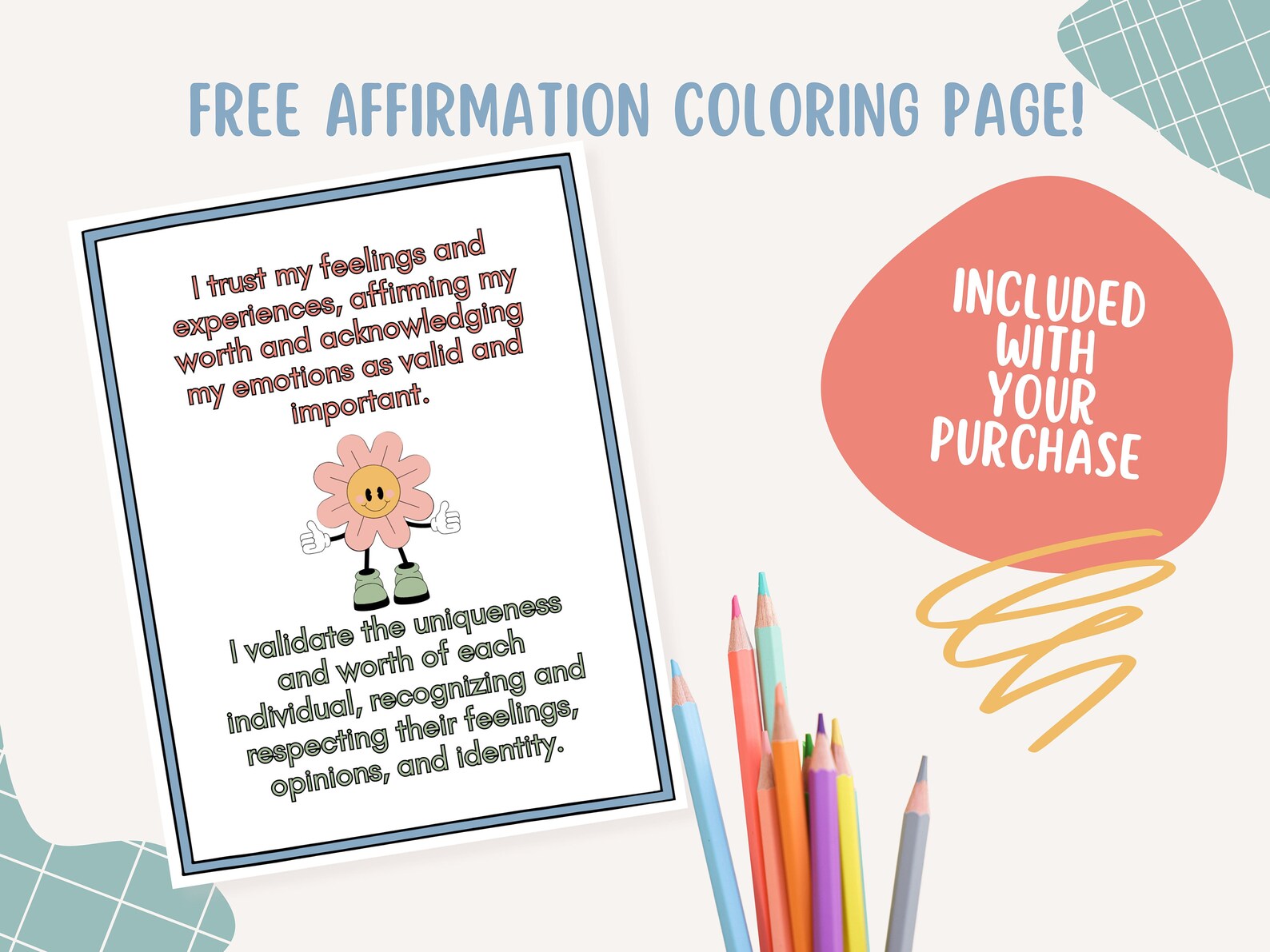 DBT Validation Skills, Therapist Office, Mental Health Coloring Page ...