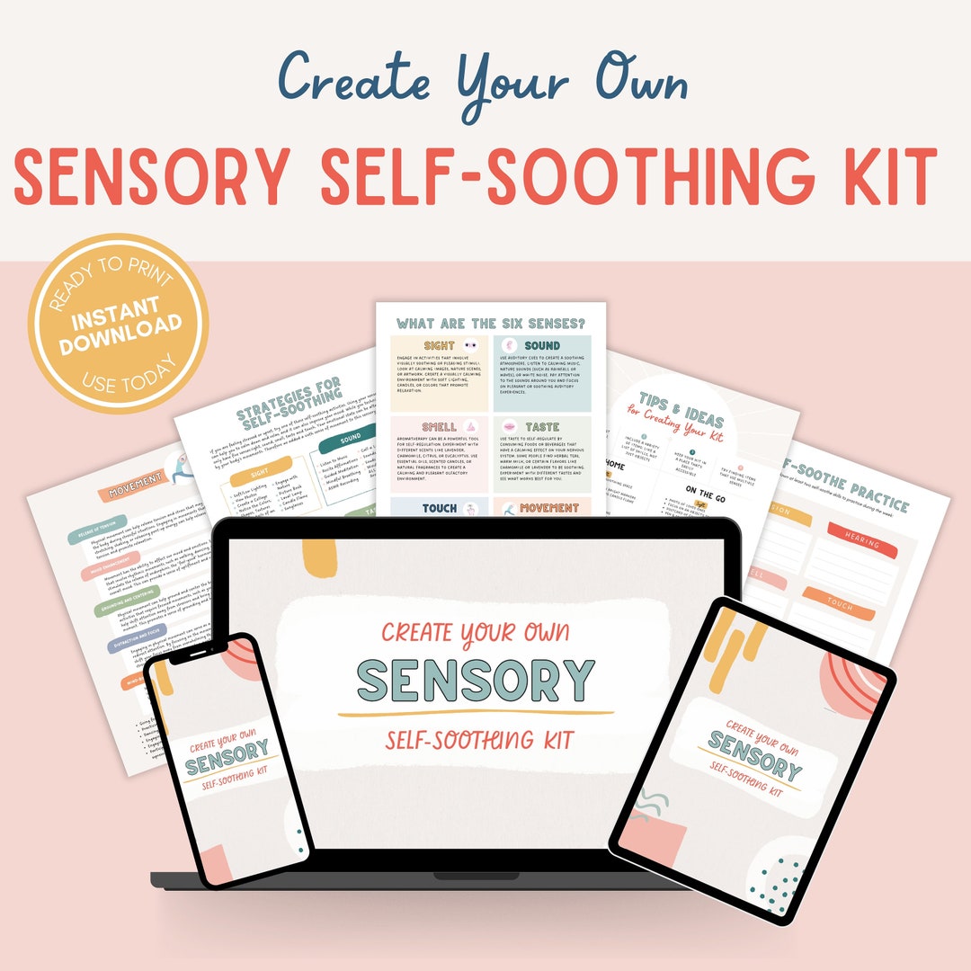 DIY Sensory Self-soothing Kit Emotional Regulation Calming Activities ...