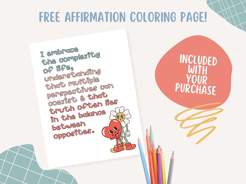 DBT Dialectical Thinking, Therapist Office, Mental Health Coloring Page ...