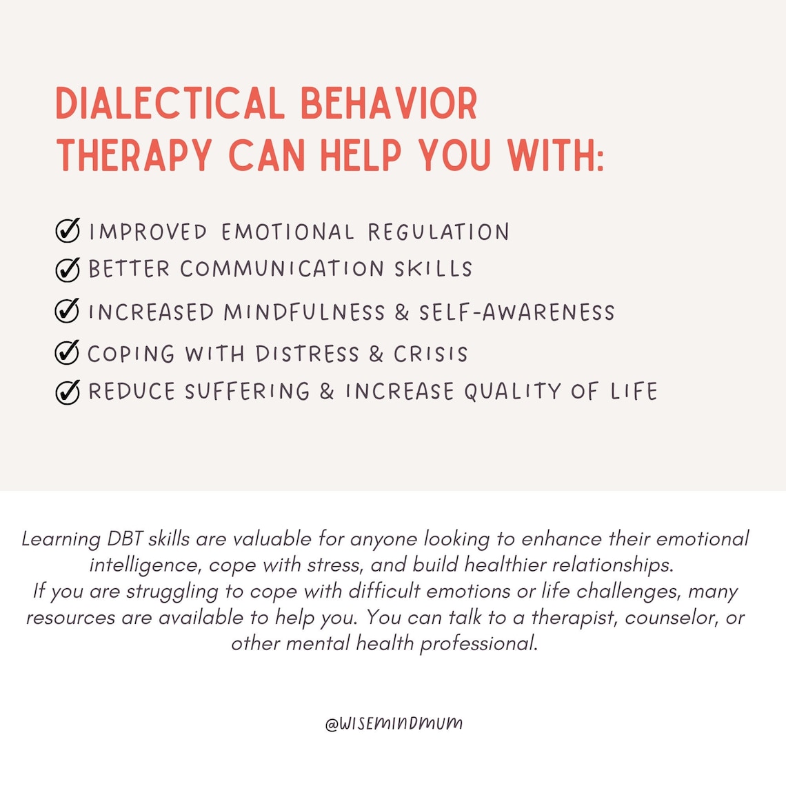 DBT Skills Flashcards Dialectical Behavior Therapy Cheat Sheet Therapy ...