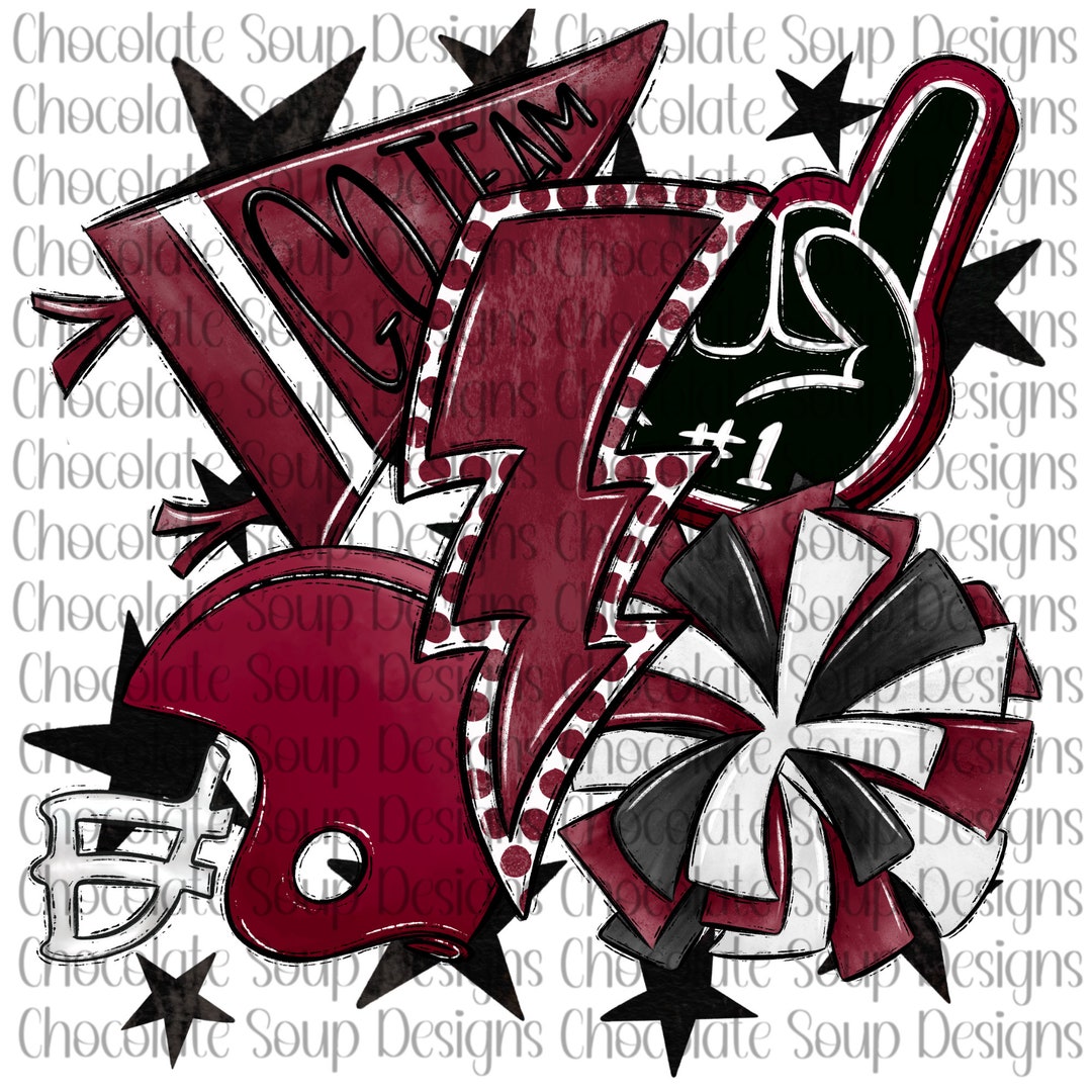 Football PNG Maroon Sport PNG Mascot School Sport Png Team Spirit Logo ...