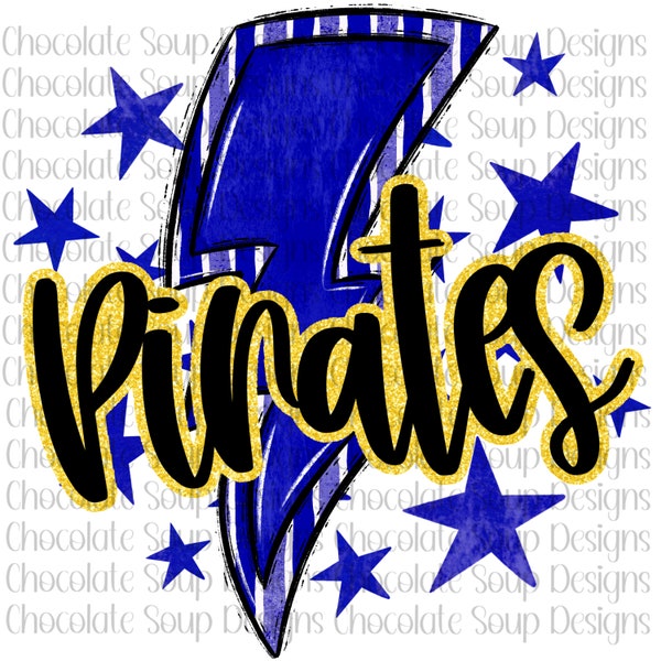 Pirates Lightning Bolt Png - Etsy