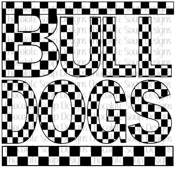 Checkered Mascot Svg - Etsy