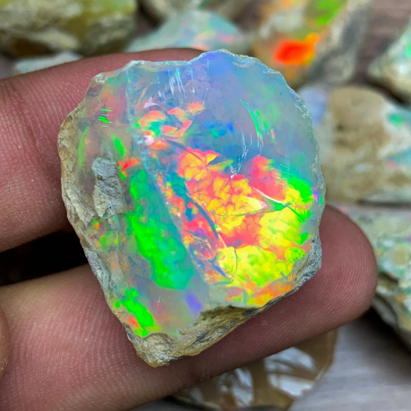 Raw Fire Opal - Etsy