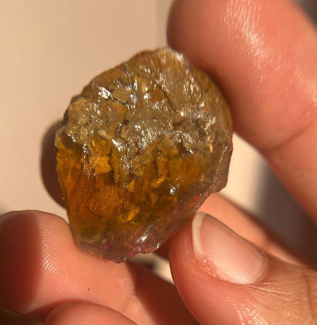 Very Unique Specimen Grade Ethiopian Opal With Inclusion of Rare ...