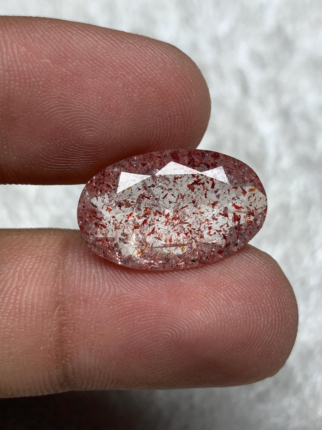 8.50 Ct Rare Super Seven Faceted Crystal Having Healing Properties of 7 ...