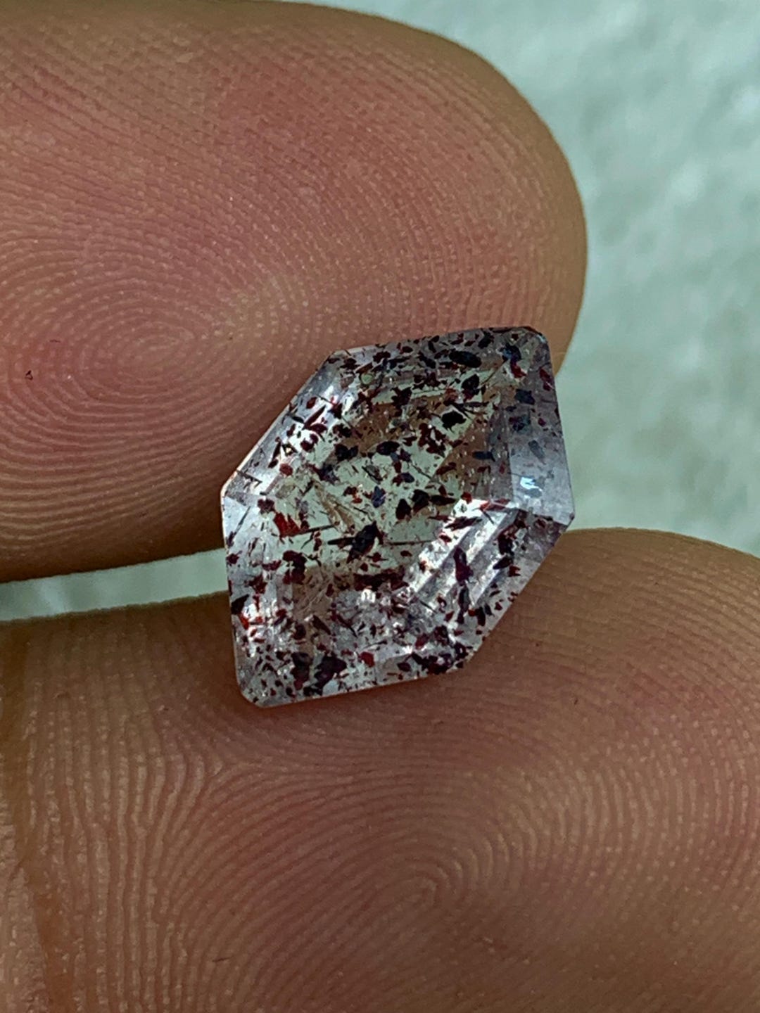 3.2ct Rare Super Seven Faceted Crystal Having Healing Properties of 7 ...