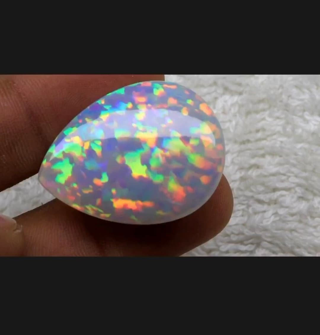 Buy 27.30cts Top Quality Ethiopian Welo Opal, Honeycomb Big Size Opal, Ethiopian Welo Opal ...
