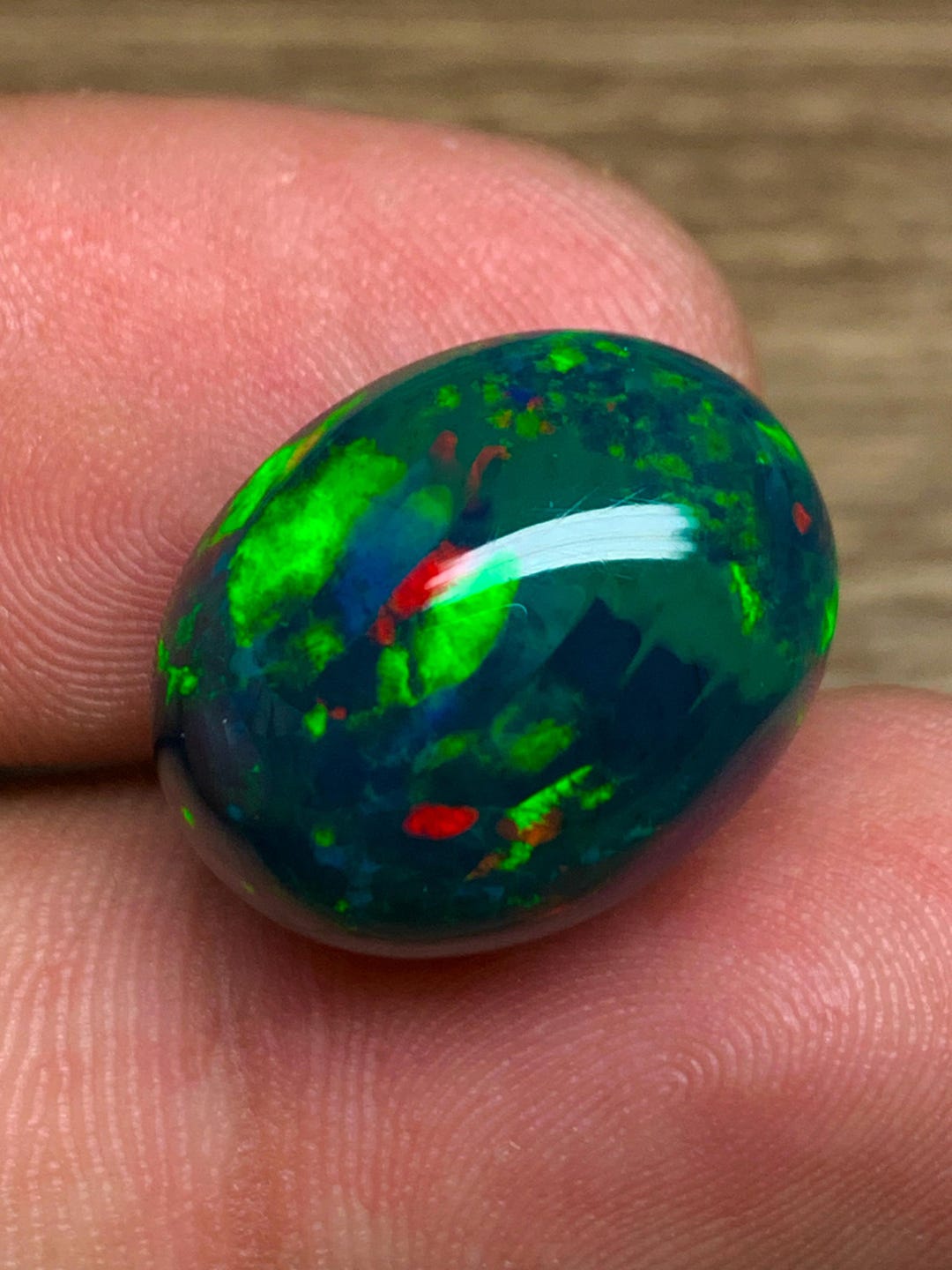9.3ct Snakeskin Pin Fire Opal, Galaxy Fire Opal, Opal, Fire Opal, Top ...