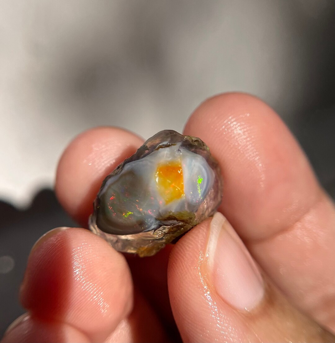 Rare Specimen Raw Opal With Unique Egg Pattern With Beautiful Texture ...