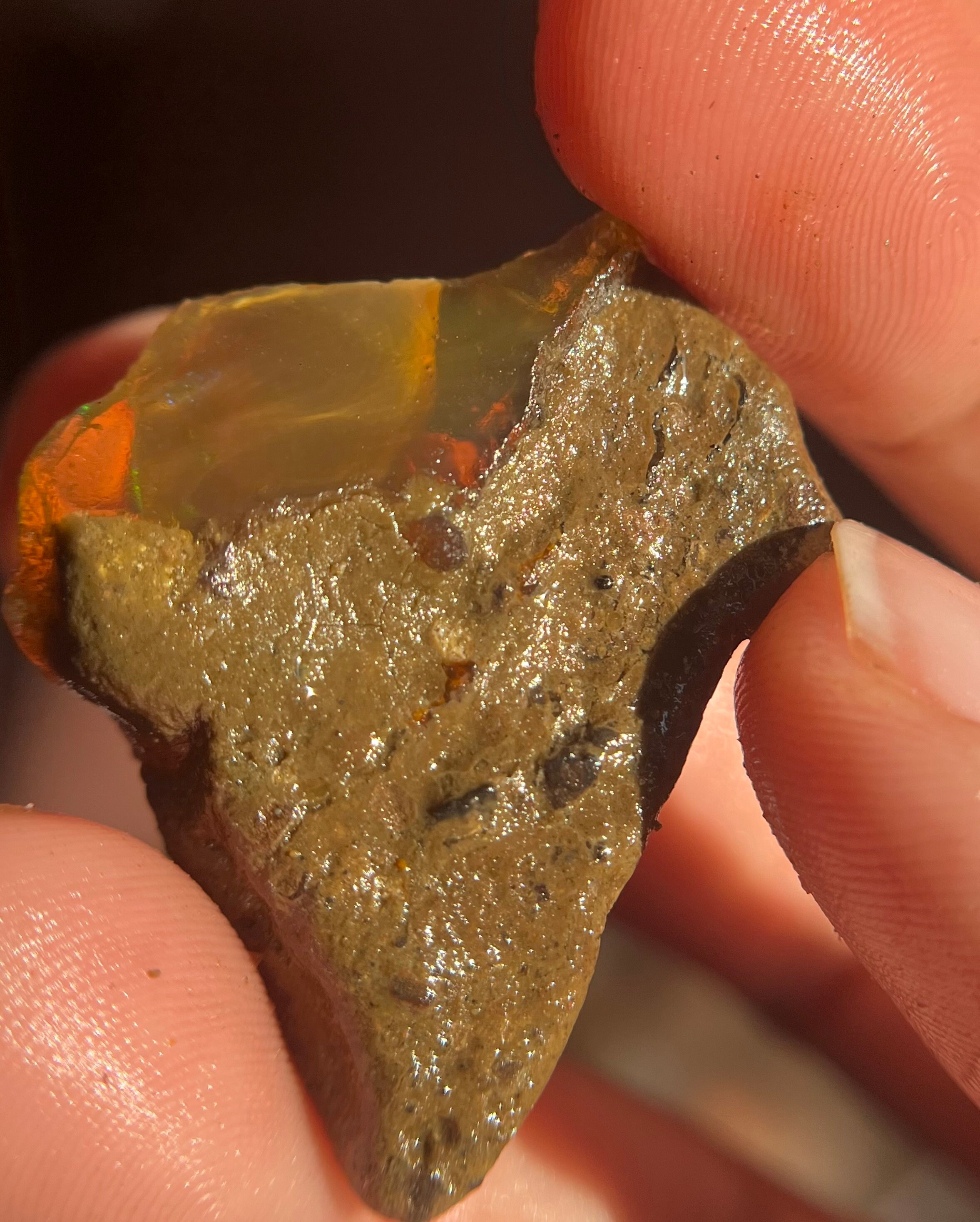 39 Cts Stunning Phantom Egg Raw Ethiopian Welo Opal With - Etsy