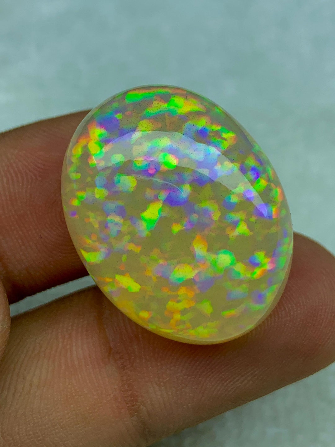 31.9cts-absolute Pin Fire Opal, Shimmer Fire Opal, Galaxy Fire Opal ...