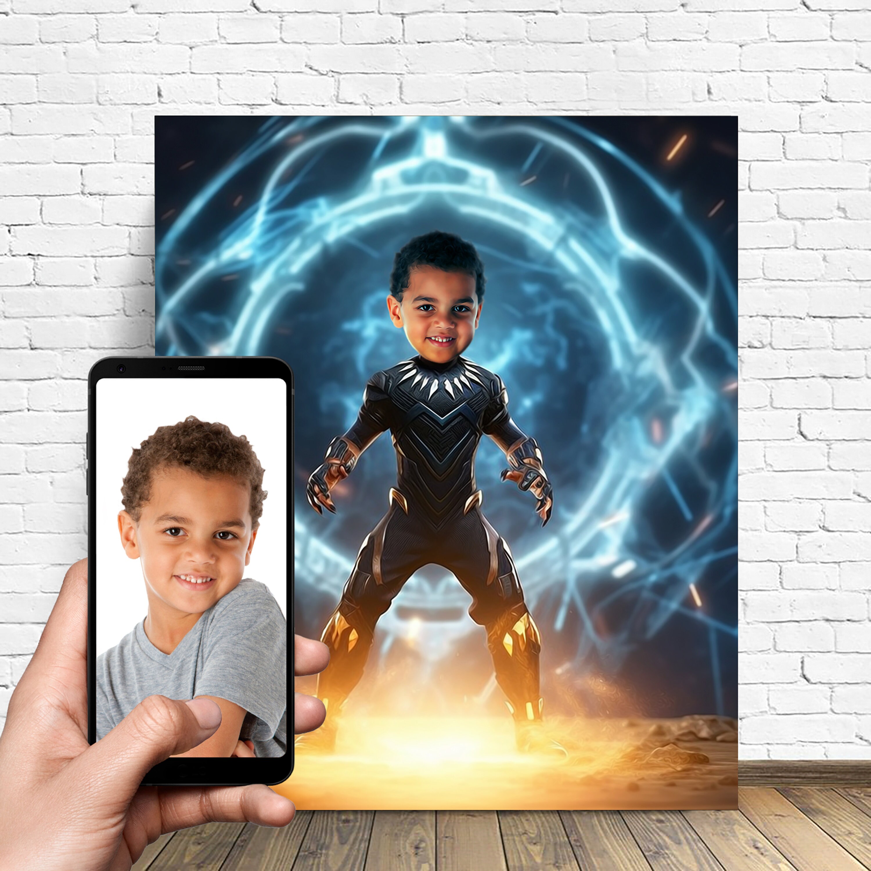 Superhero Portrait-custom Superhero Portrait-custom Superhero - Etsy