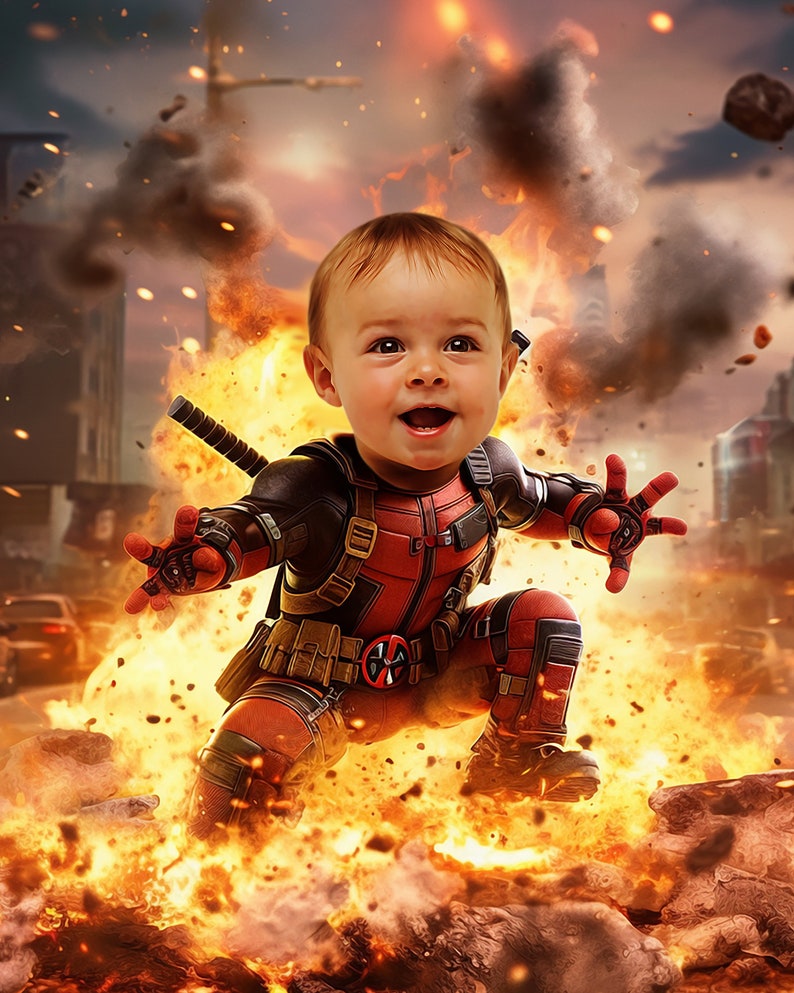 Custom Superhero Portrait Custom Superhero Gift - Etsy