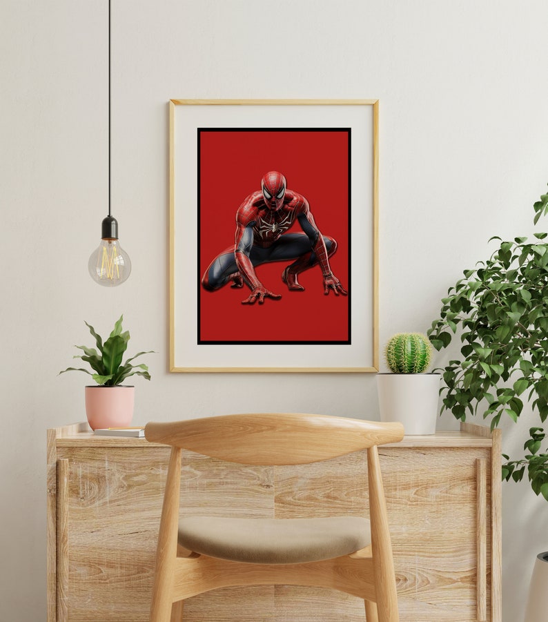 Superhero Set of 6 - Superhero Prints - Superhero Wall Art - Superhero ...