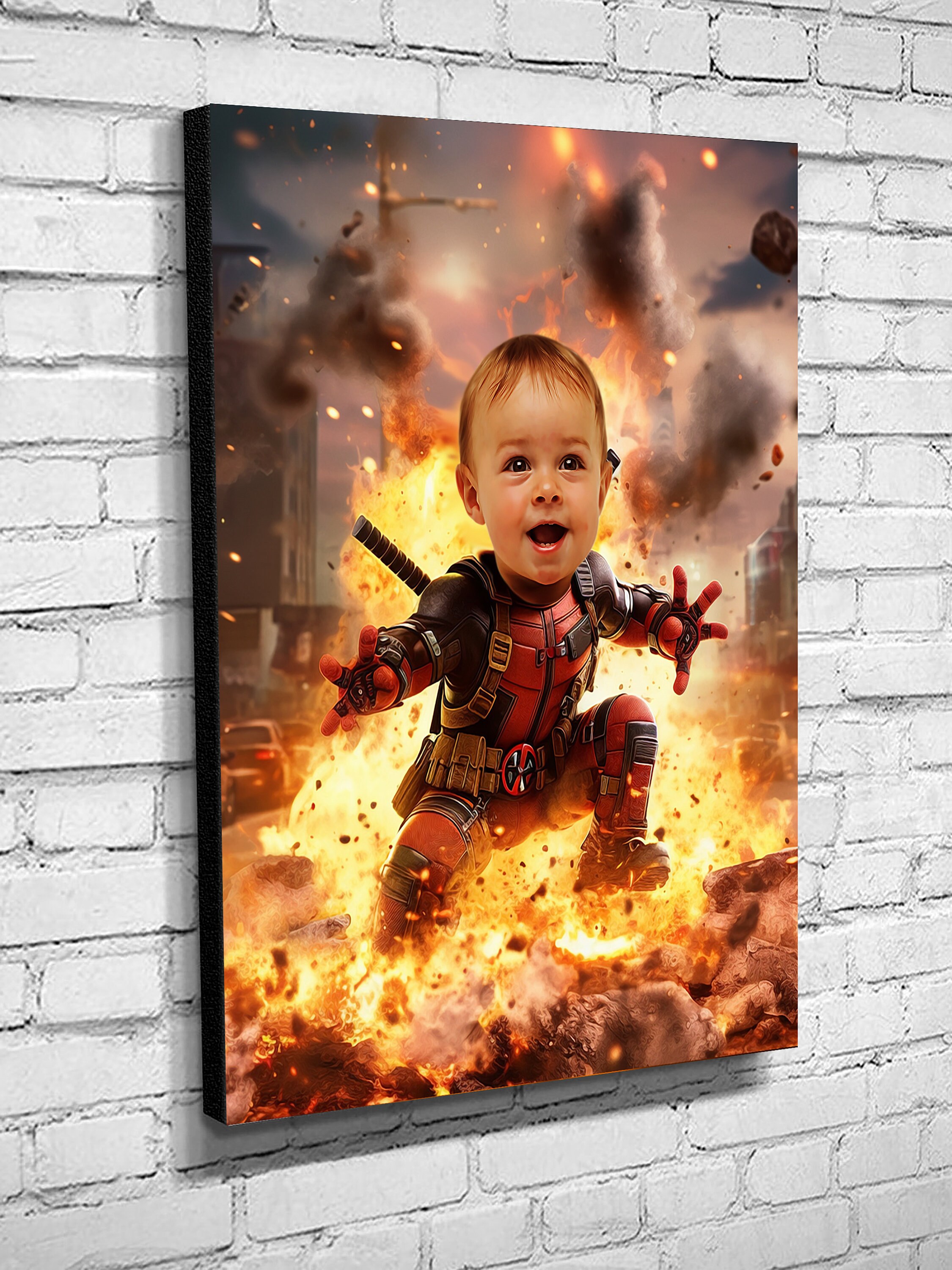 Custom Superhero Portrait Custom Superhero Gift - Etsy