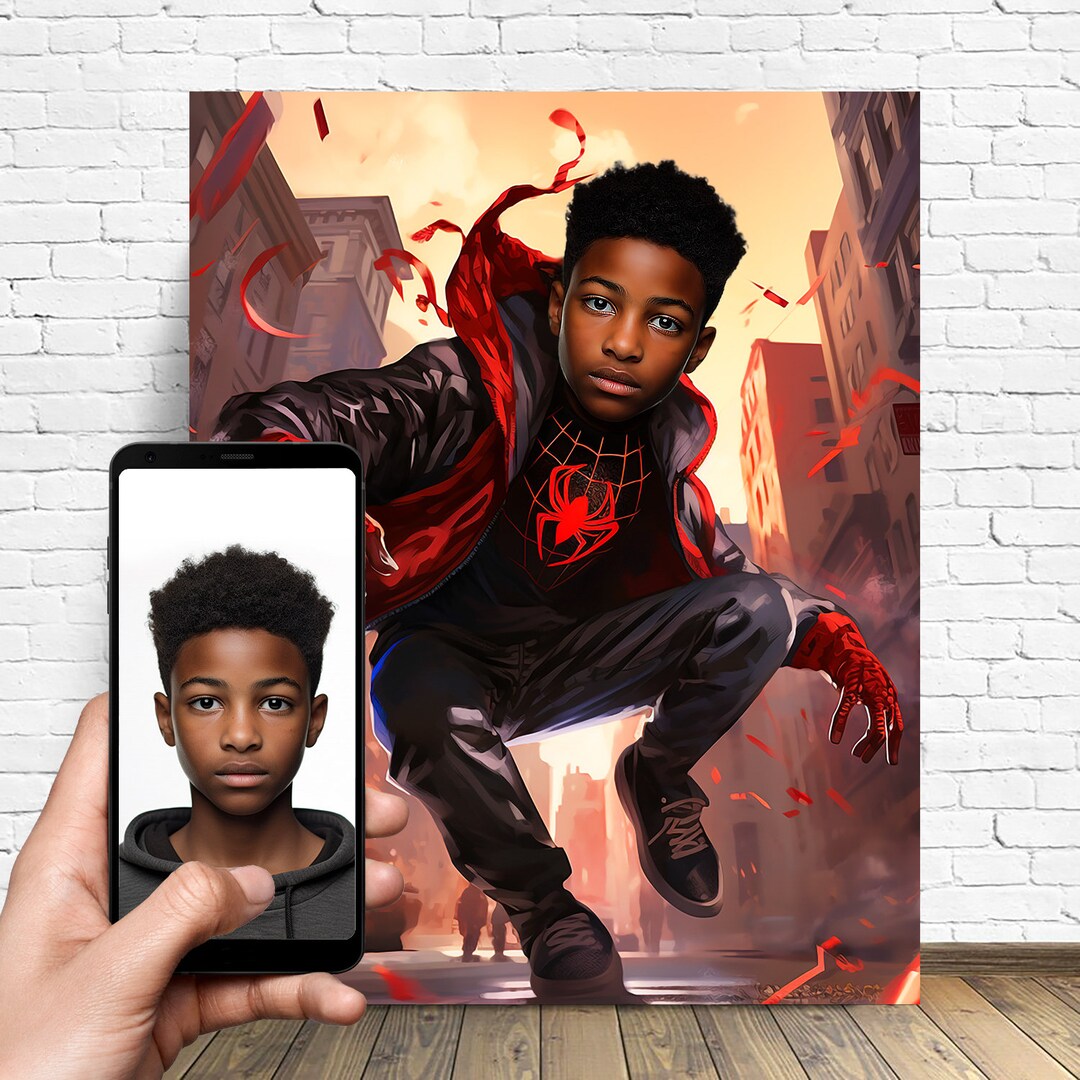 Custom Superhero Portrait - Custom Superhero Gift - Personalized ...