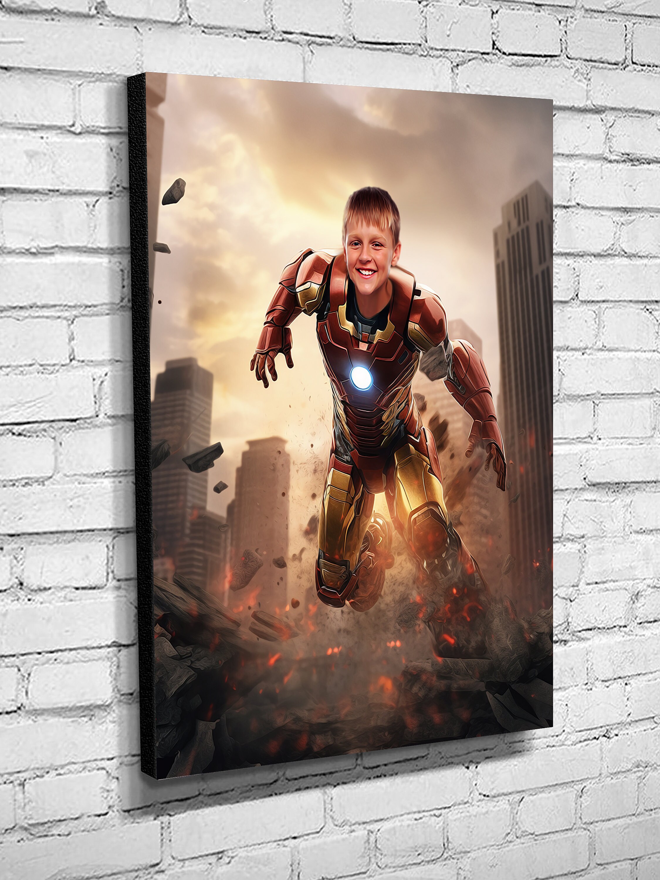 Custom Superhero Portrait Custom Superhero Gift - Etsy