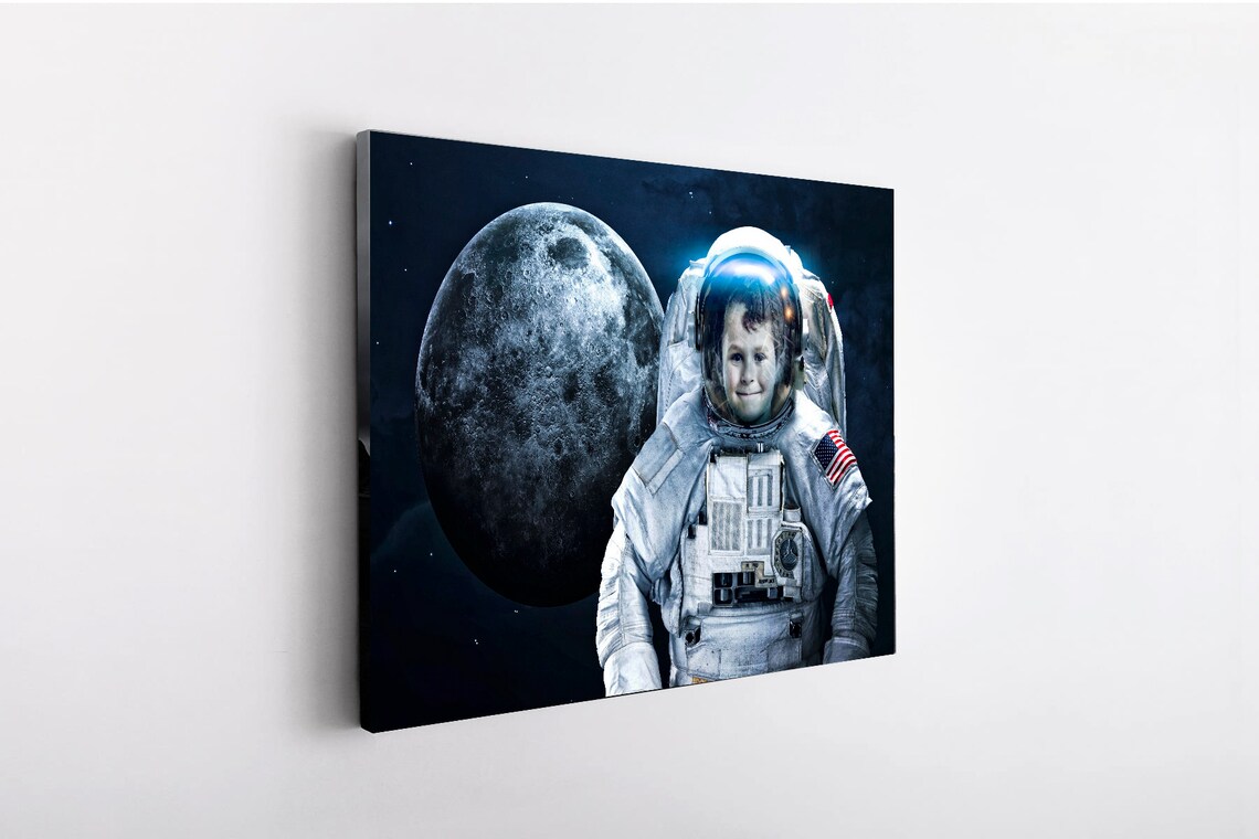Custom Astronaut Picture From Your Photo Become an Astronaut - Etsy