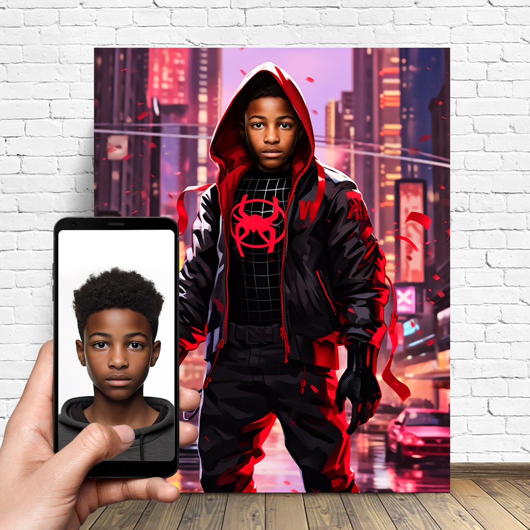 Custom Superhero Portrait - Custom Superhero Gift - Personalized ...