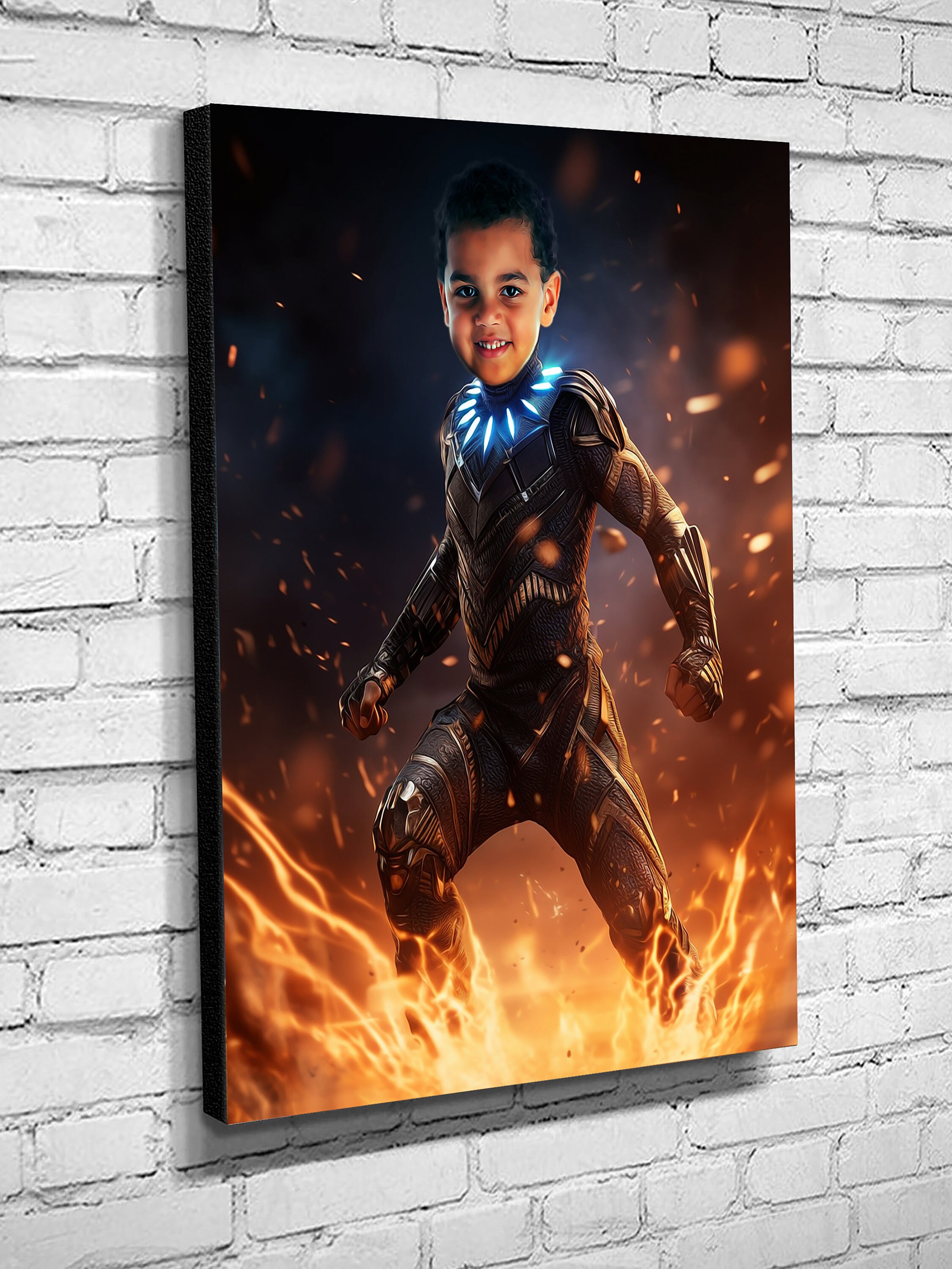 Superhero Portrait-custom Superhero Portrait-custom Superhero - Etsy