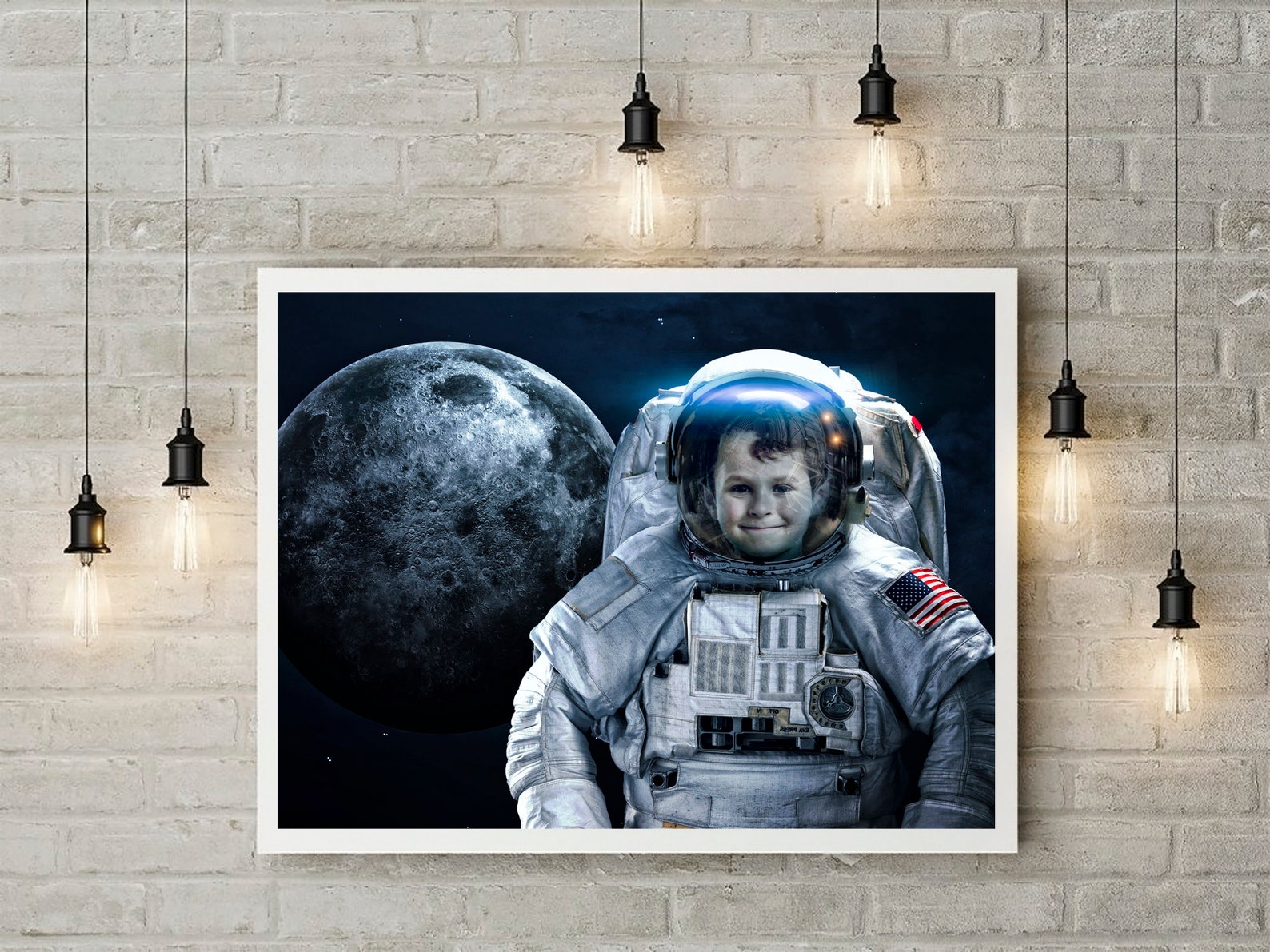 Custom Astronaut Picture From Your Photo Become an Astronaut - Etsy