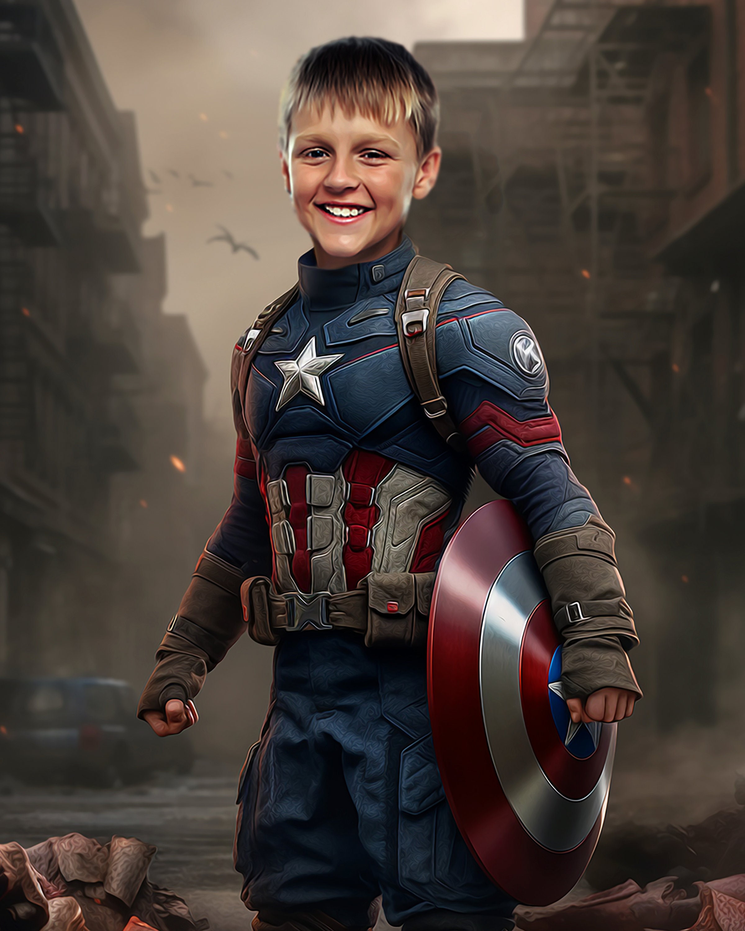 Custom Superhero Portrait Custom Superhero Gift - Etsy