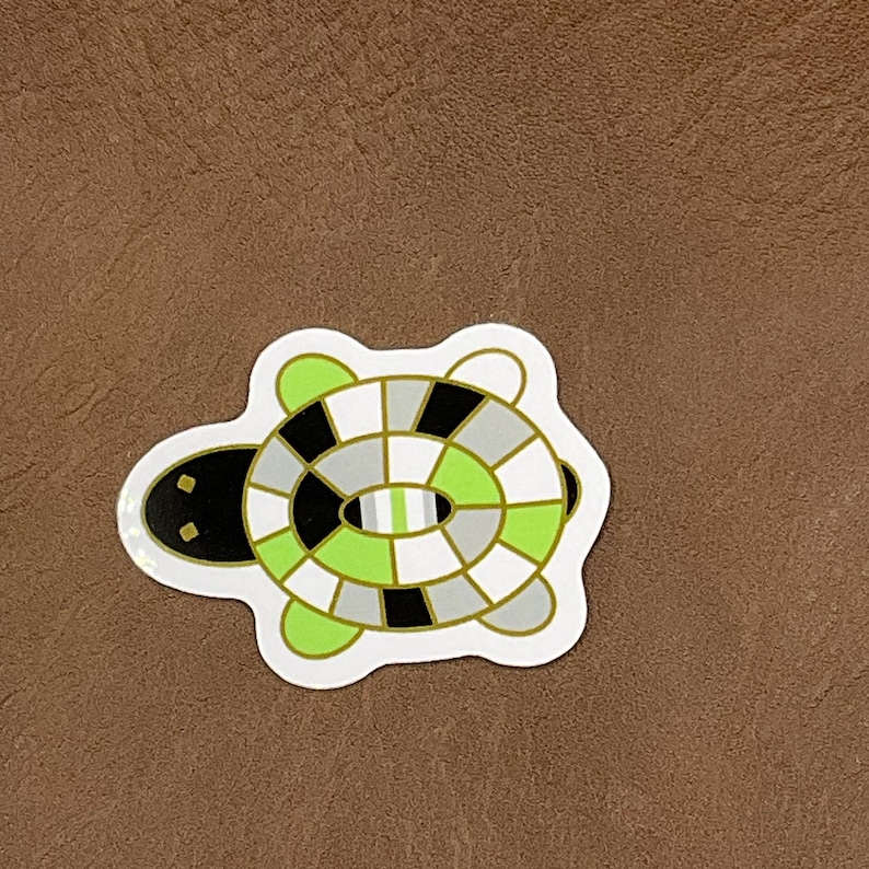 Pride Flag Turtle Stickers - Etsy