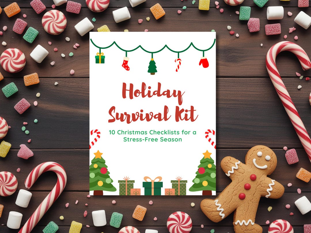 Printable Christmas Planner | 10 Holiday Checklists for a Stress-free ...