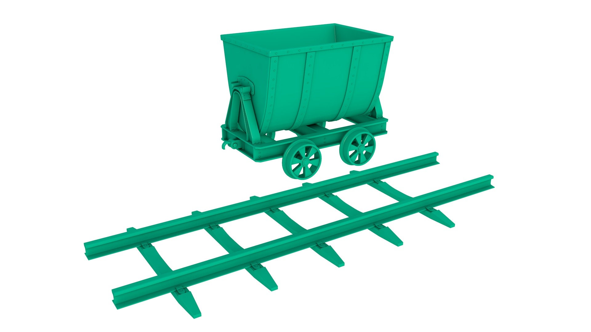 Printable Mining Cart Stl File / Printable Stl File for 3d Printers ...