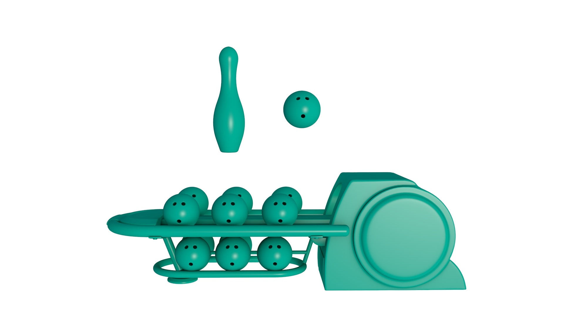 Bowling Set Stl File / Printable Stl File for 3d Printers, Home ...