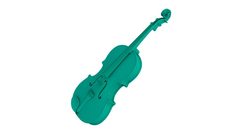 Violin Stl File / Printable Stl File for 3d Printers, Home Decoration ...