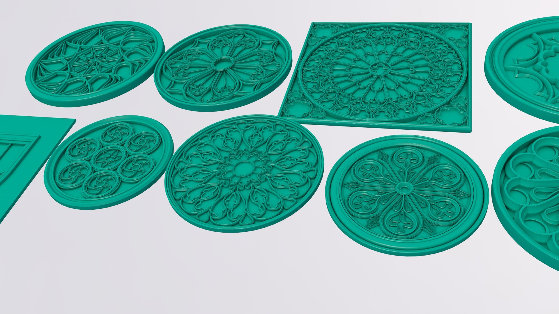 Gothic Window Collection Stl File / Printable Stl File for 3d Printers ...