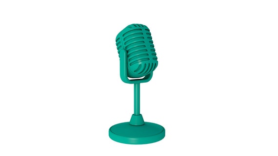 Microphone Stl File / Printable Stl File for 3d Printers Home - Etsy