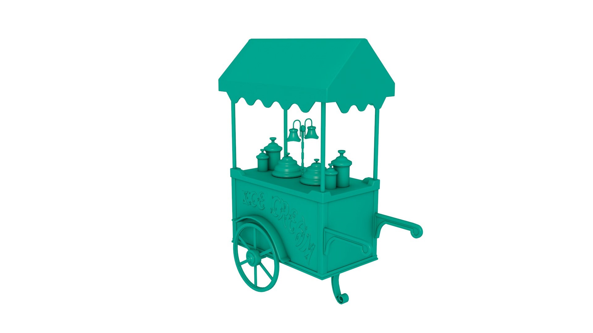 Ice Cream Cart Stl File / Printable Stl File for 3d Printers, Home ...