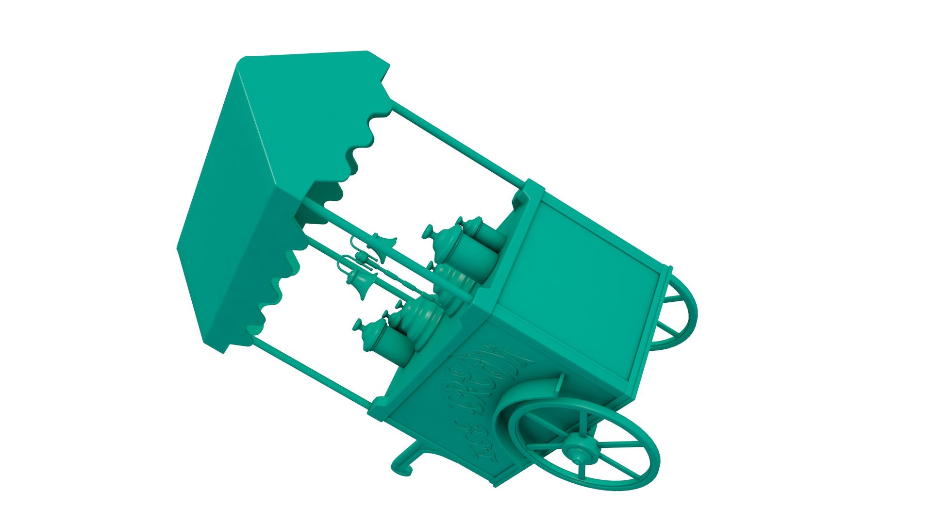 Ice Cream Cart Stl File / Printable Stl File for 3d Printers, Home ...