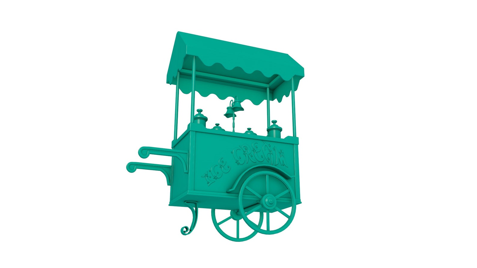 Ice Cream Cart Stl File / Printable Stl File for 3d Printers, Home ...