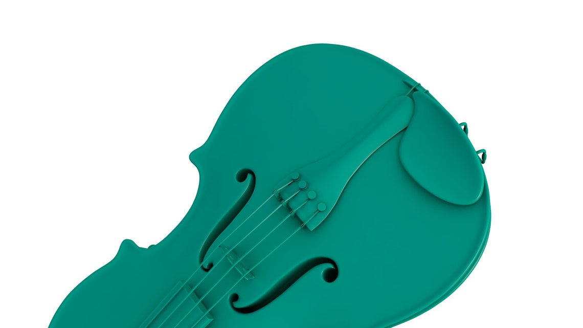 Violin Stl File / Printable Stl File for 3d Printers, Home Decoration ...