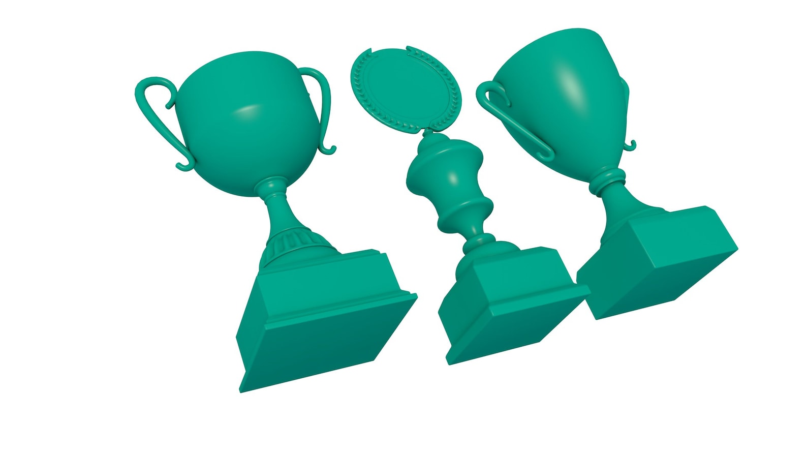 Winner Cups Set Stl File / Printable Stl File for 3d Printers, Home ...