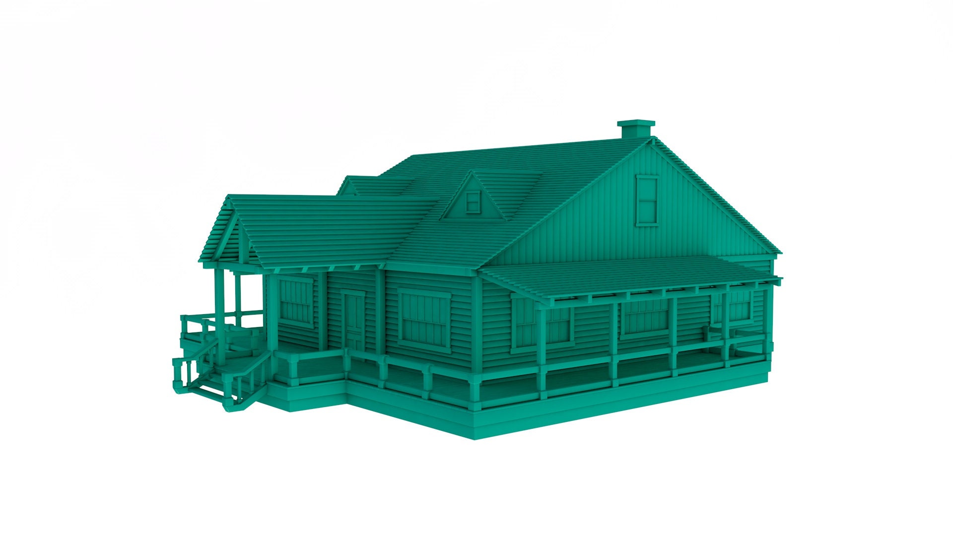 Western Houses Collection Stl File / Printable Stl File for 3d Printers ...