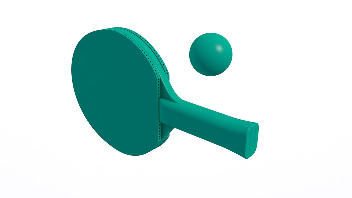 Table Tennis Paddles Stl File / Printable Stl File for 3d Printers ...