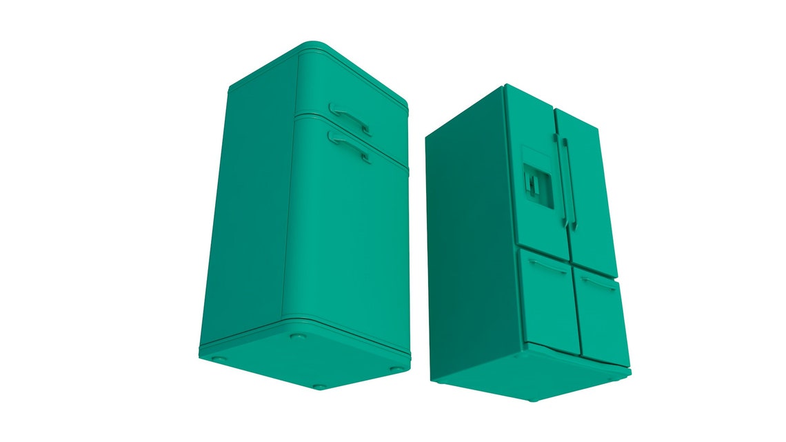 Refrigerator Stl File / Printable Stl File for 3d Printers, Home ...